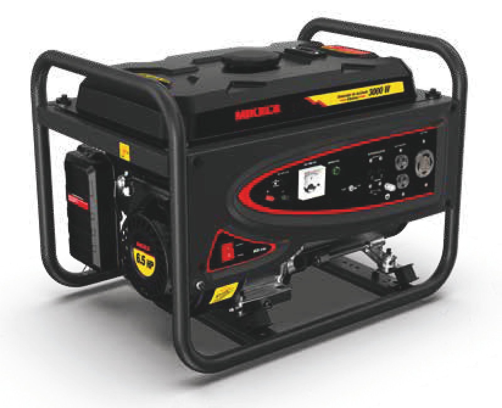 Generador de corriente eléctrica motor 4 tiempos (3,000 W / 6.5 HP ...